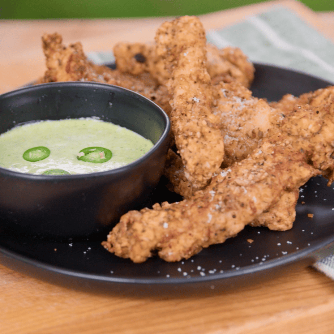 Snapper Fingers with Orange-Tarragon Mayo | Tastemade