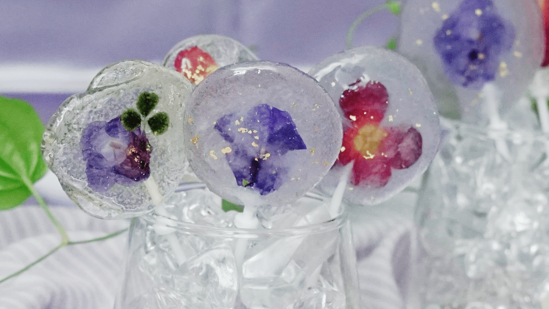 Edible Flower Lollipops | Tastemade