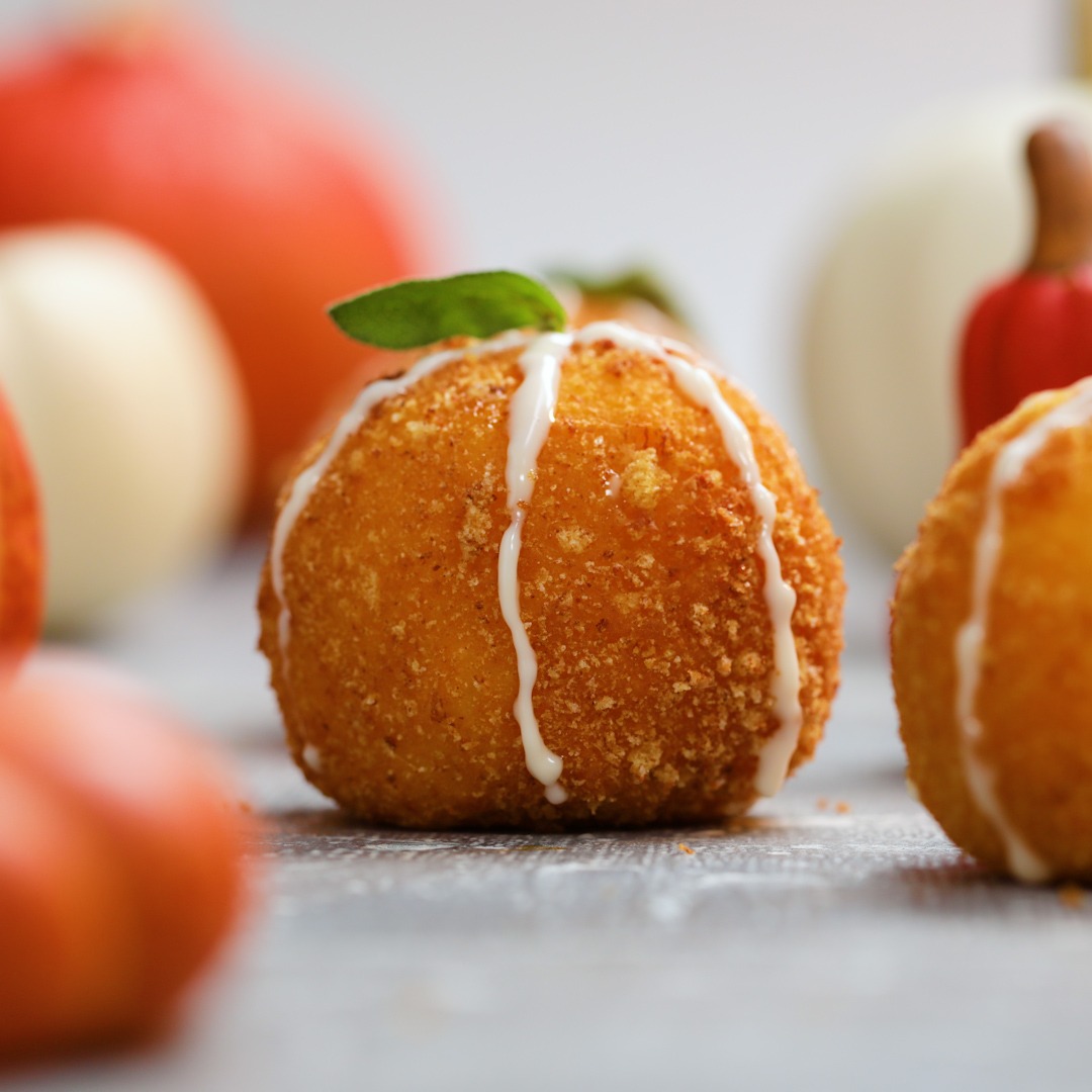 Pumpkin Risotto Balls | Tastemade