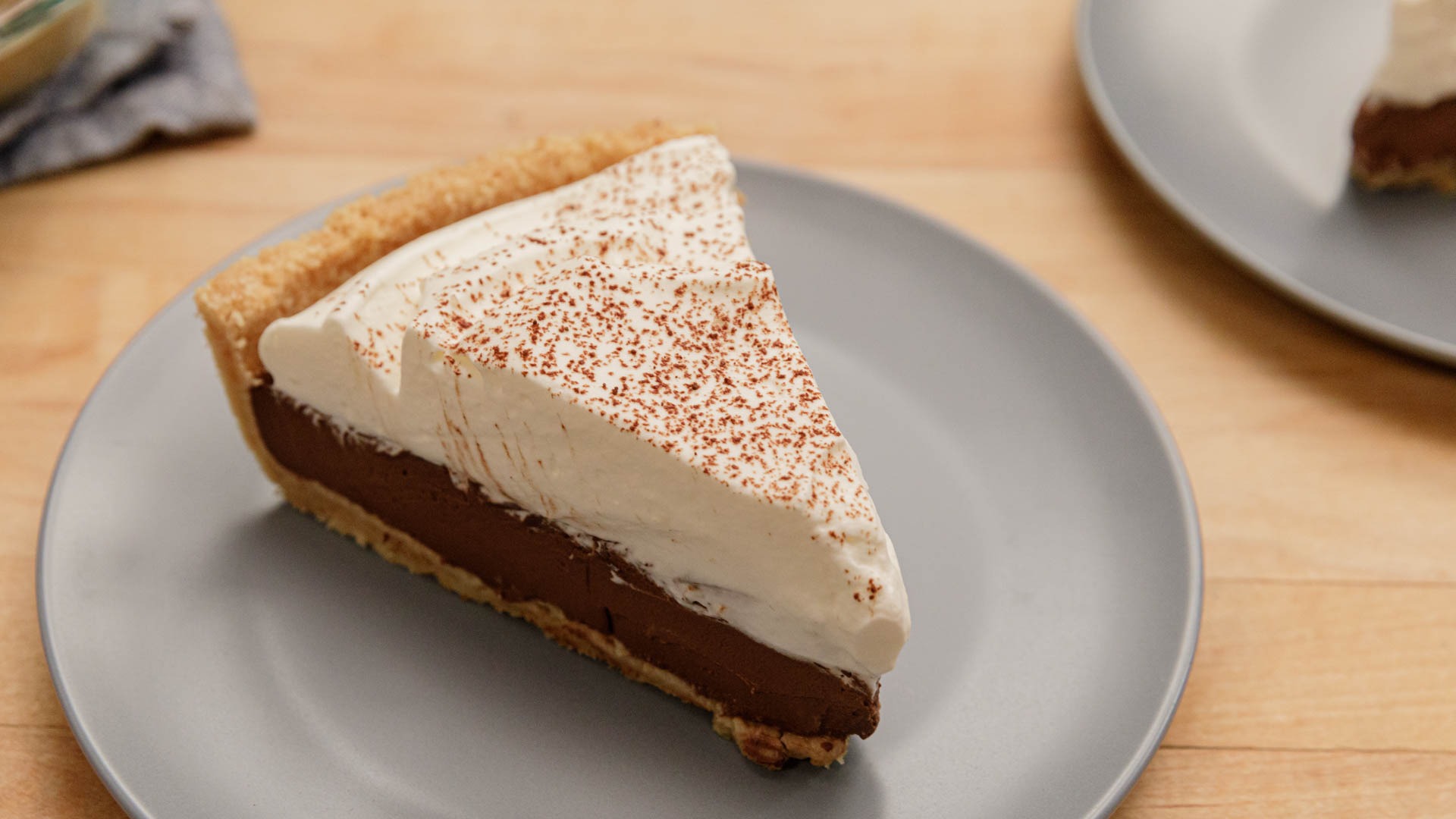 Chocolate Cream Pudding Pie | Tastemade