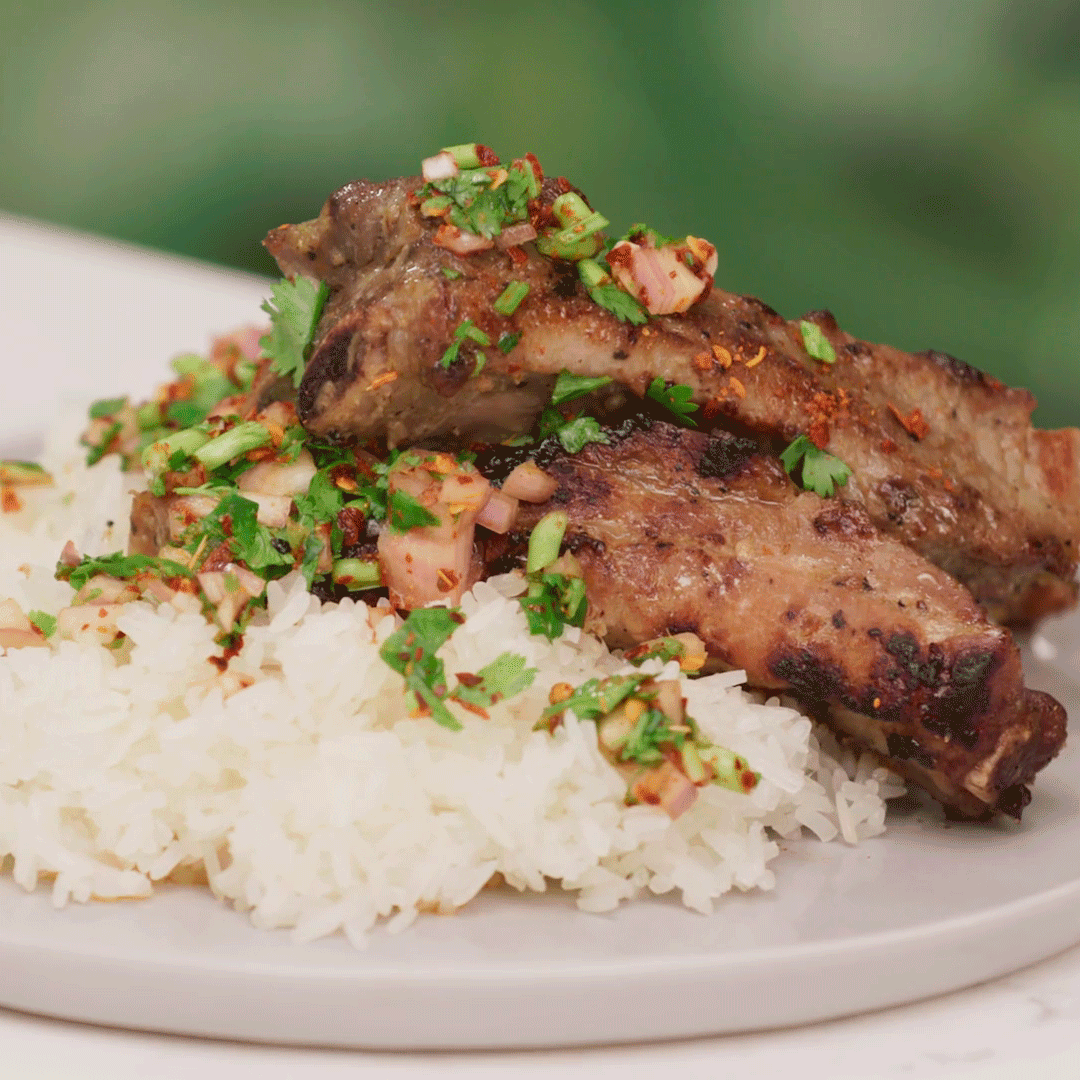 Thai-Style Baby Back Ribs With Sticky Rice | Tastemade