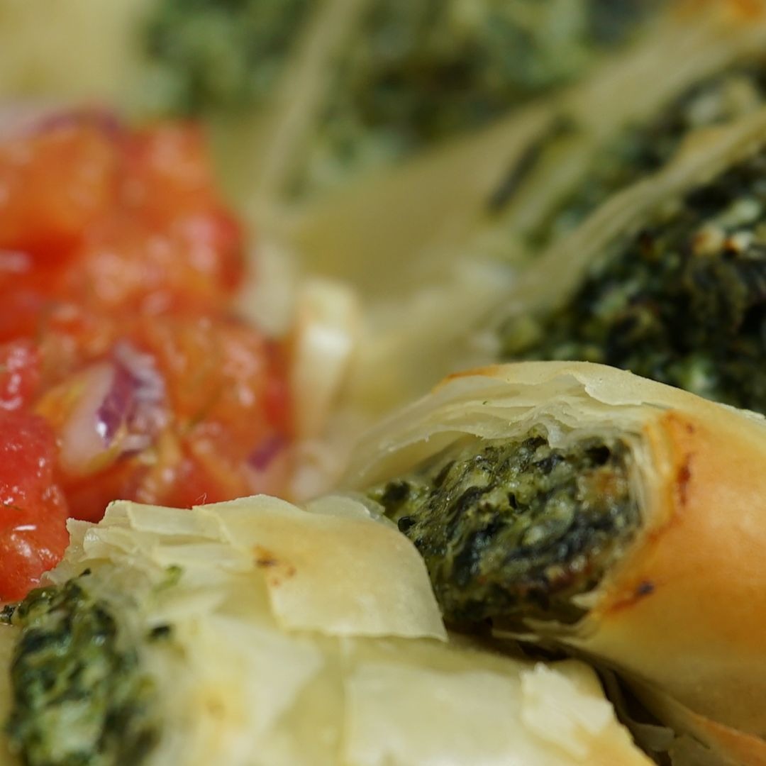 Spinach and Cheese Sun | Tastemade