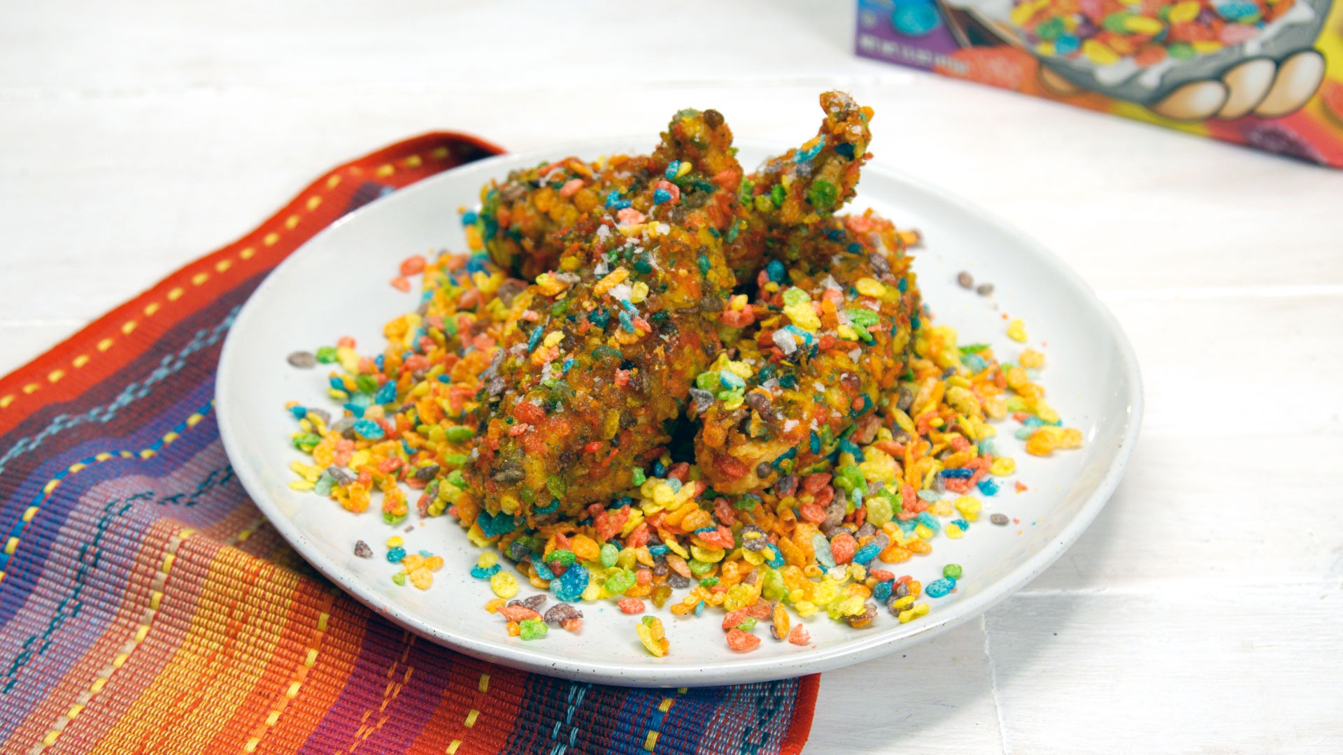 Rainbow Fried Chicken | Tastemade