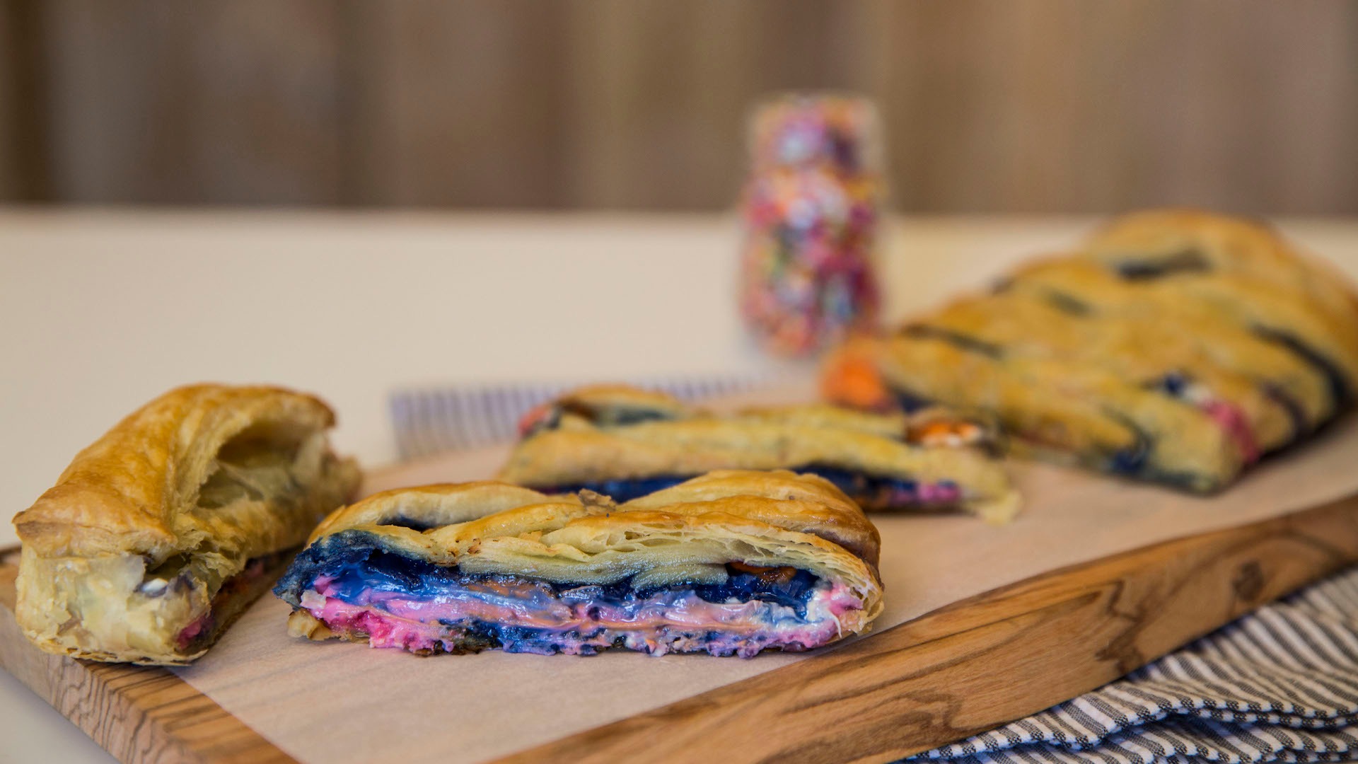 Rainbow Puff Pastry | Tastemade